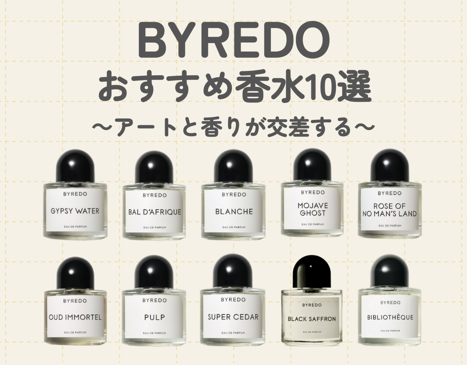 BYREDO（バイレード）の香水おすすめ10選｜アートと香りが交差する魅力的なブランド | Ease9 Magazine | 理想の匂いに出会える、香りのオウンドメディア